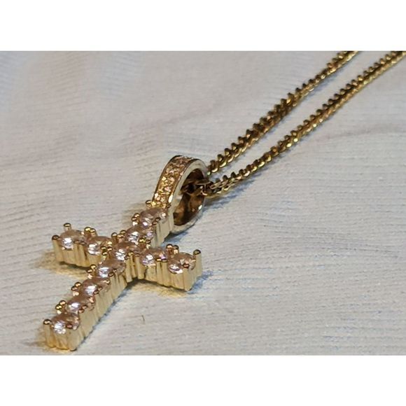Viper by GLD Products | Jewelry | Yellow Gold Cross Pendant | Poshmark